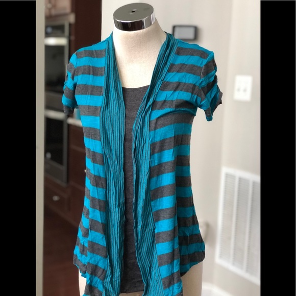 robin’s nest | Tops | Striped Maternity Top With Embroidered Open Back ...
